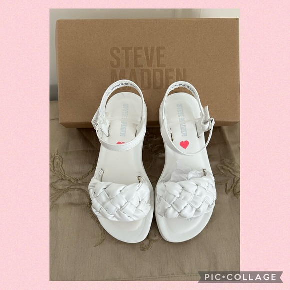 Steve Madden | Shoes | Steve Madden Girls Braided Sandal | Poshmark